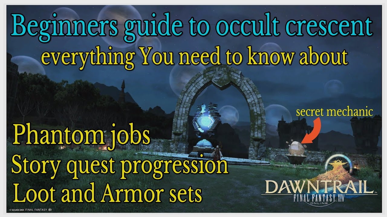 Beginners guide to the occult crescent - YouTube