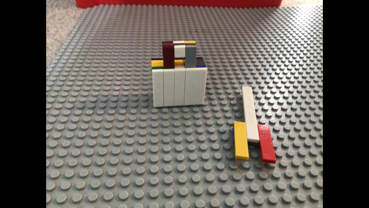 How to make a Lego lock no technic tutorial - YouTube