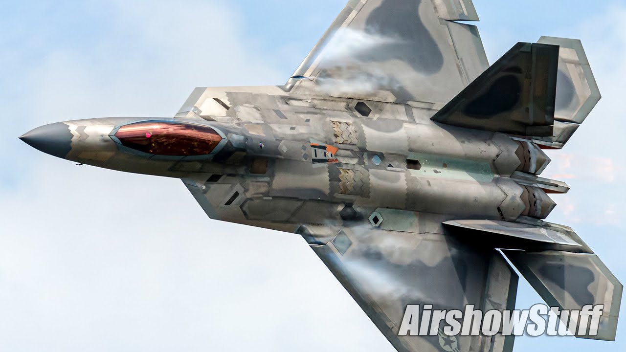 F-22 Raptor Demonstration - Sun 'n Fun 2021 - YouTube