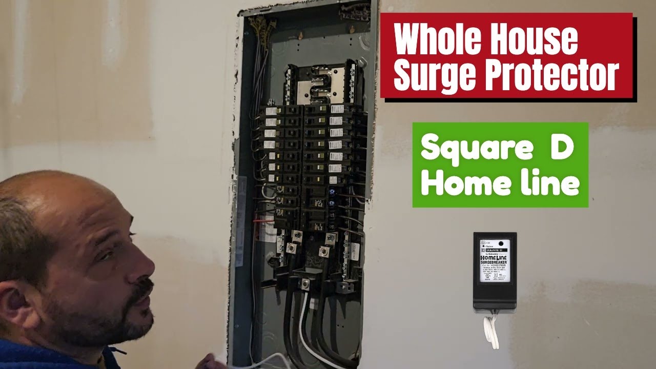Whole House Surge protector Square "D" Home Line #electrician #tips # ...