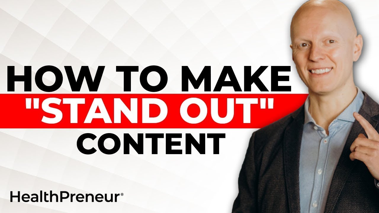 How to Make Your Content Stand Out (3 Steps) - YouTube