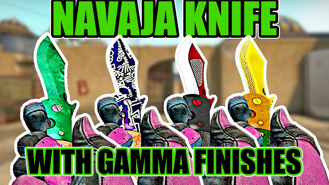 (Old Version) NAVAJA KNIFE WITH GAMMA FINISHES ★ CS:GO Showcase - YouTube