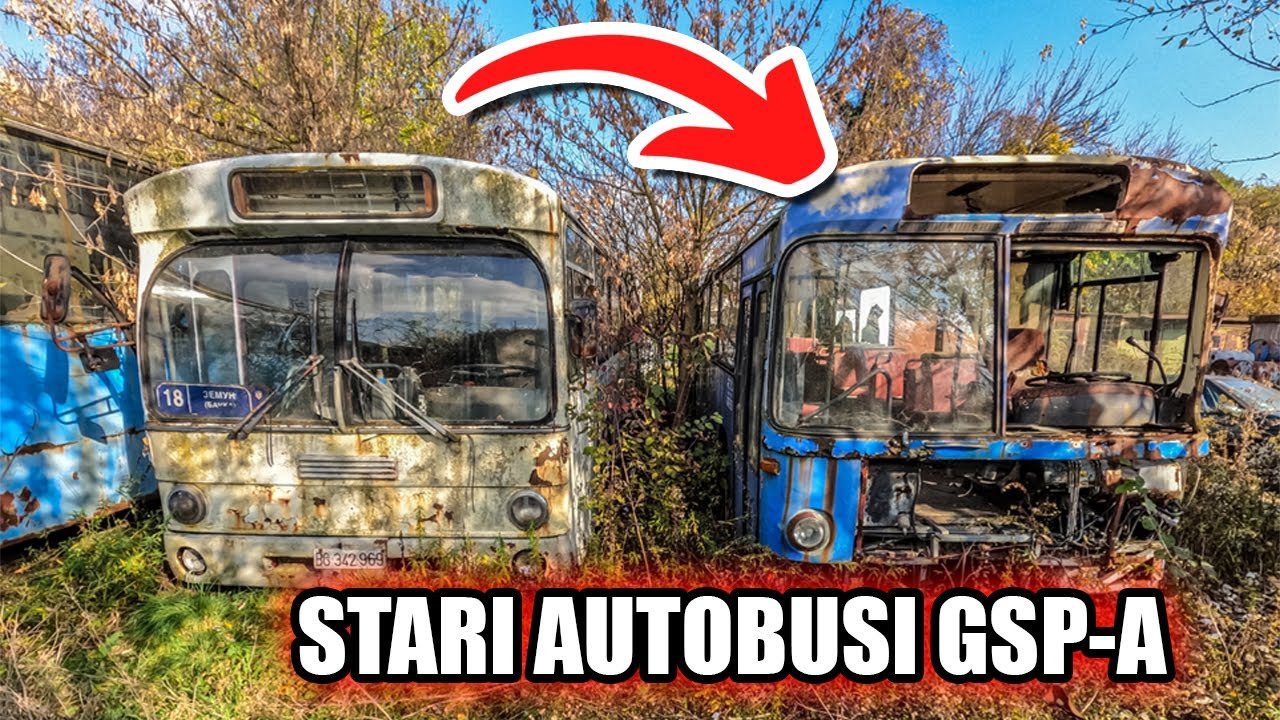 PRONAŠLI STARE NAPUŠTENE AUTOBUSE GRADSKOG PREVOZA! - YouTube