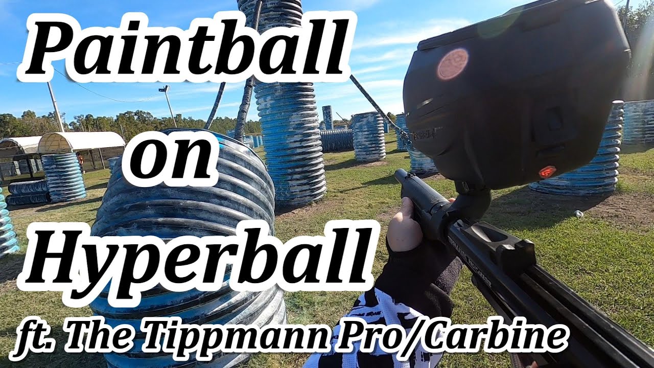 Paintball on Hyperball (ft. The Tippmann ProCarbine) - YouTube