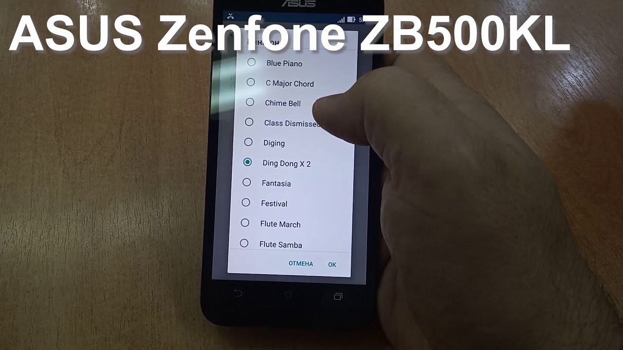 ASUS Zenfone ZB500KL Incoming Call And Ringtones - YouTube