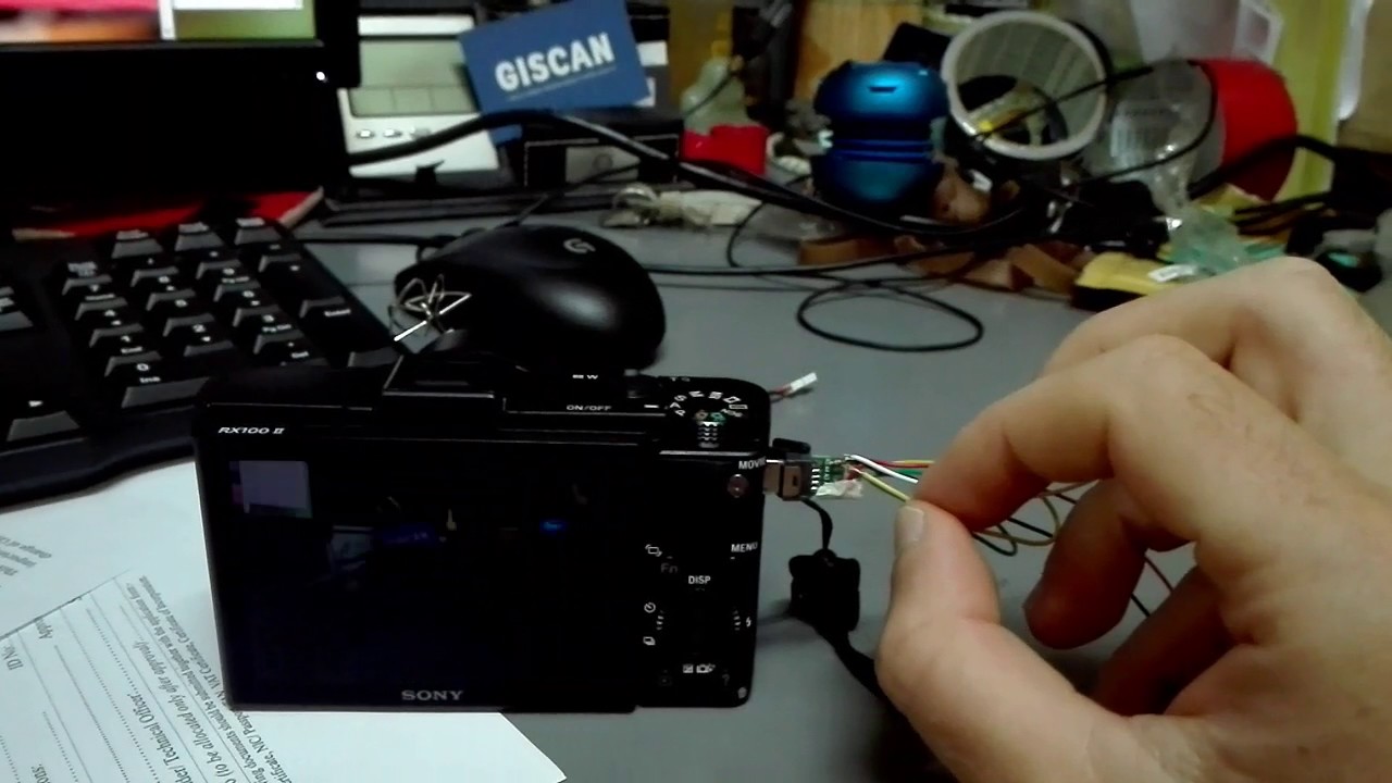 SONY RX100 II diy remote trigger and on/off - YouTube