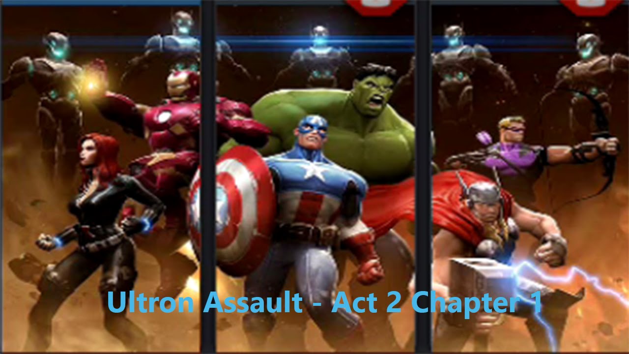Marvel Contest of Champions - Ultron's Assault [Act 2 - Chapter 1 ...