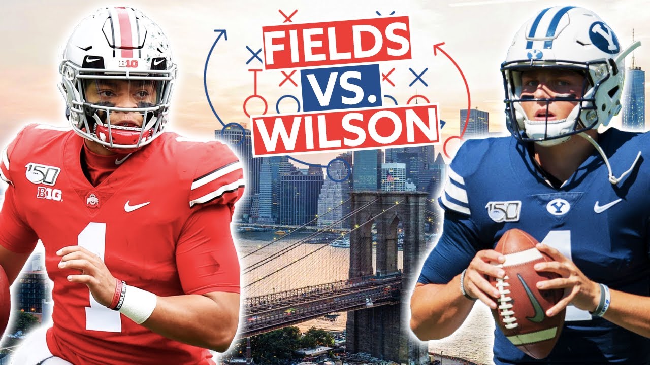 Justin Fields vs. Zach Wilson | 2021 NFL Draft Quarterbacks Versus ...