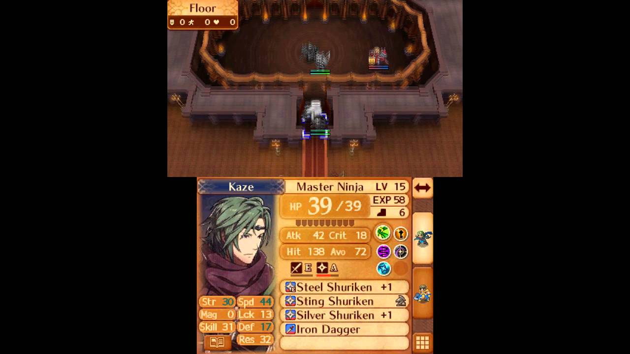 Fire Emblem Fates: Unequipped Azama Kills Xander in One Round - YouTube