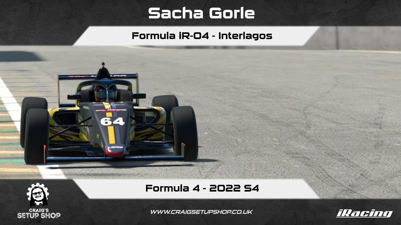 iRacing - 22S4 - Formula iR-04 - Formula 4 - Interlagos - SG - YouTube