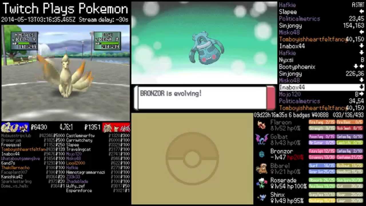 Bronzor evolves into Bronzong! - Twitch Plays Pokemon Official ...