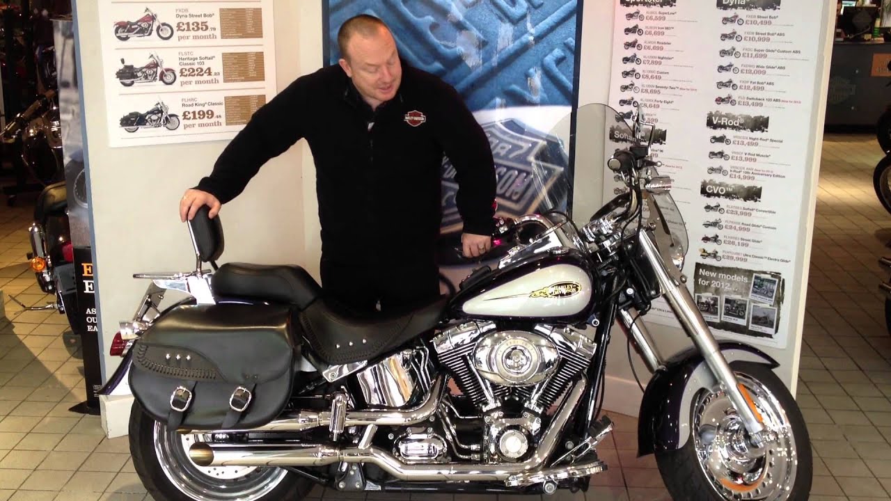 2009 big purple flake & brilliant silver harley davidson fatboy - YouTube