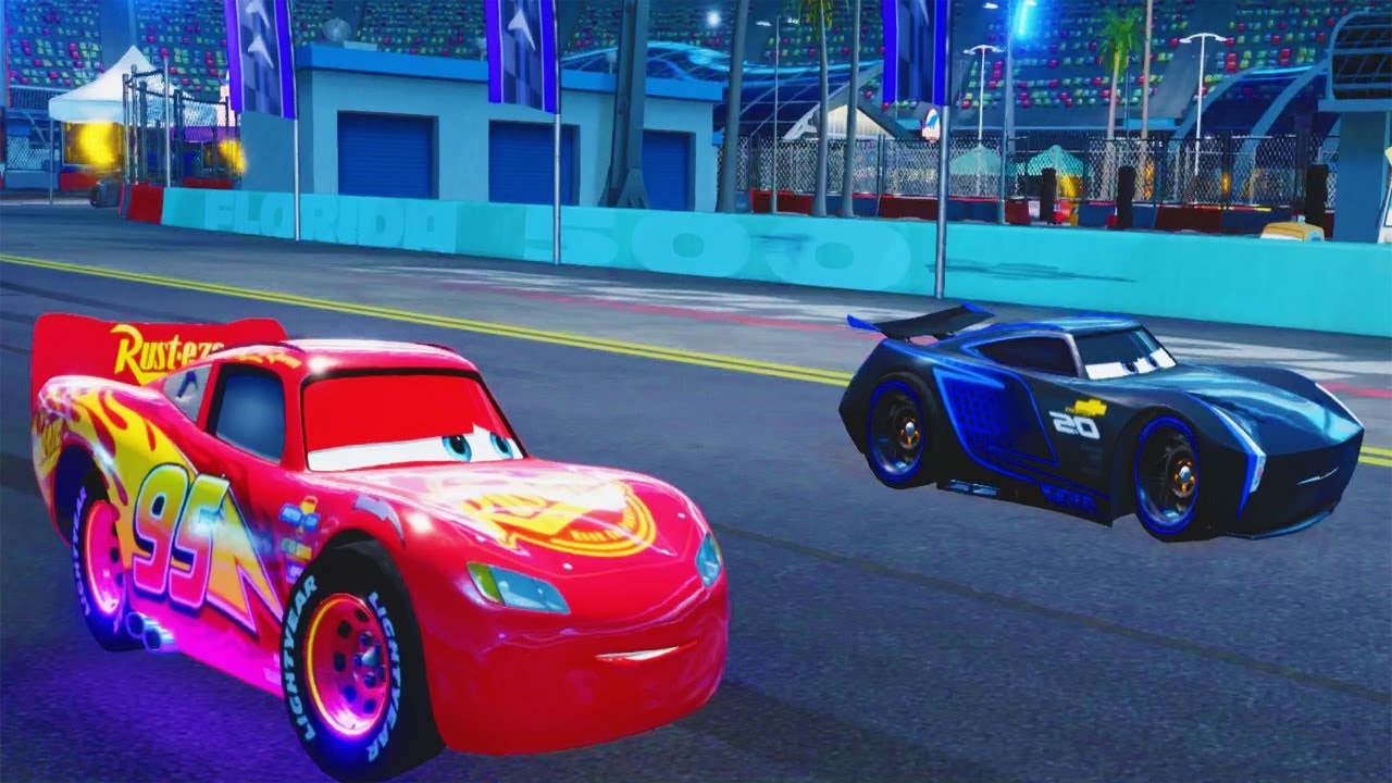 McQueen Vs Jackson Storm - YouTube