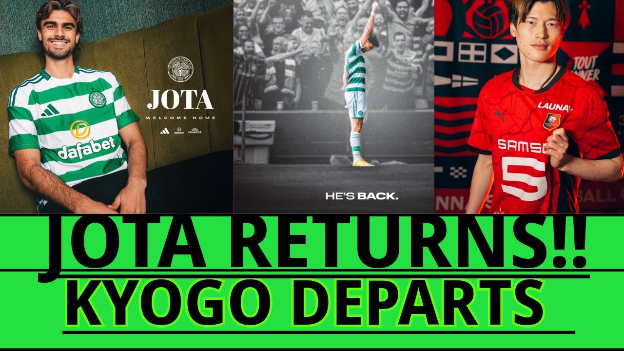 JOTA SIGNS AS KYOGO DEPARTS - YouTube