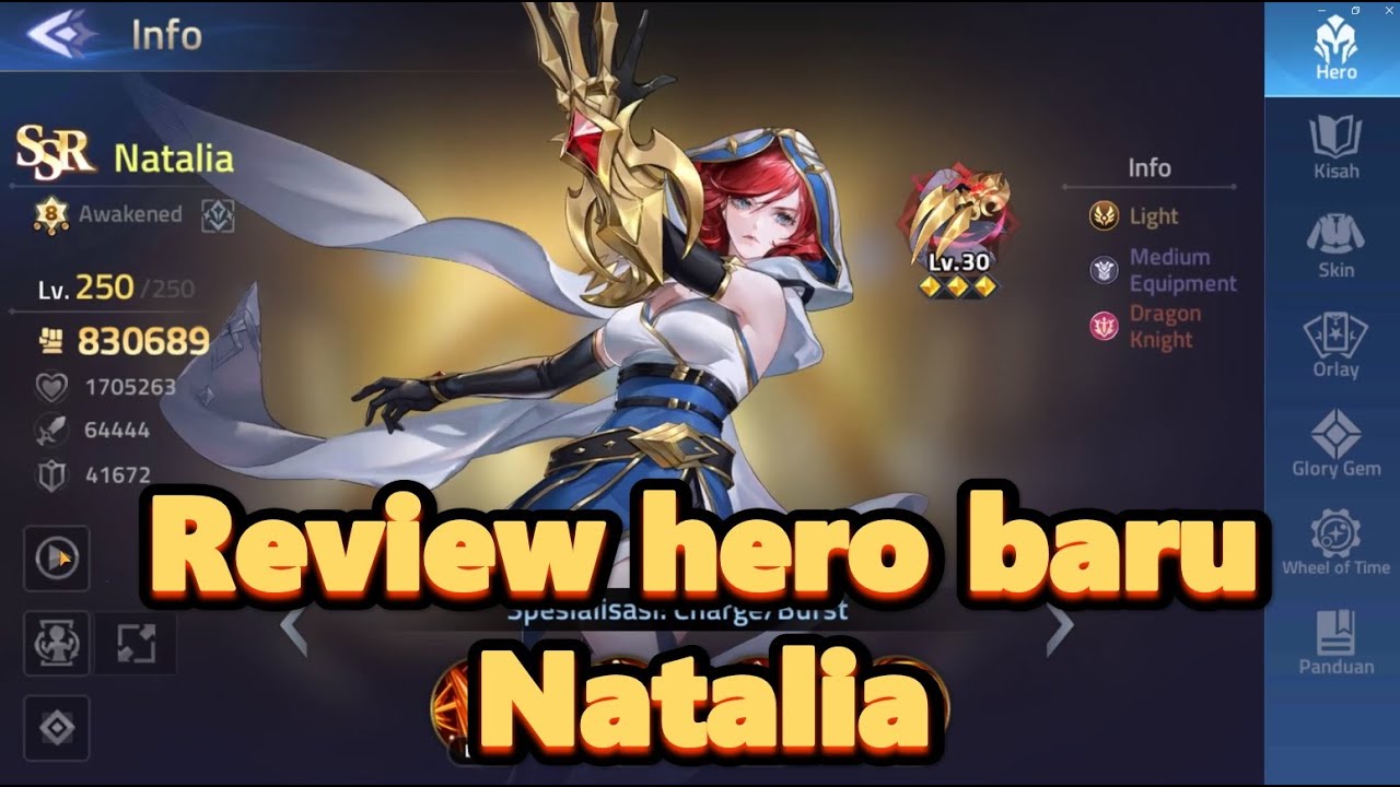 Review hero tinted mirage natalia - Mobile Legends Adventure - YouTube