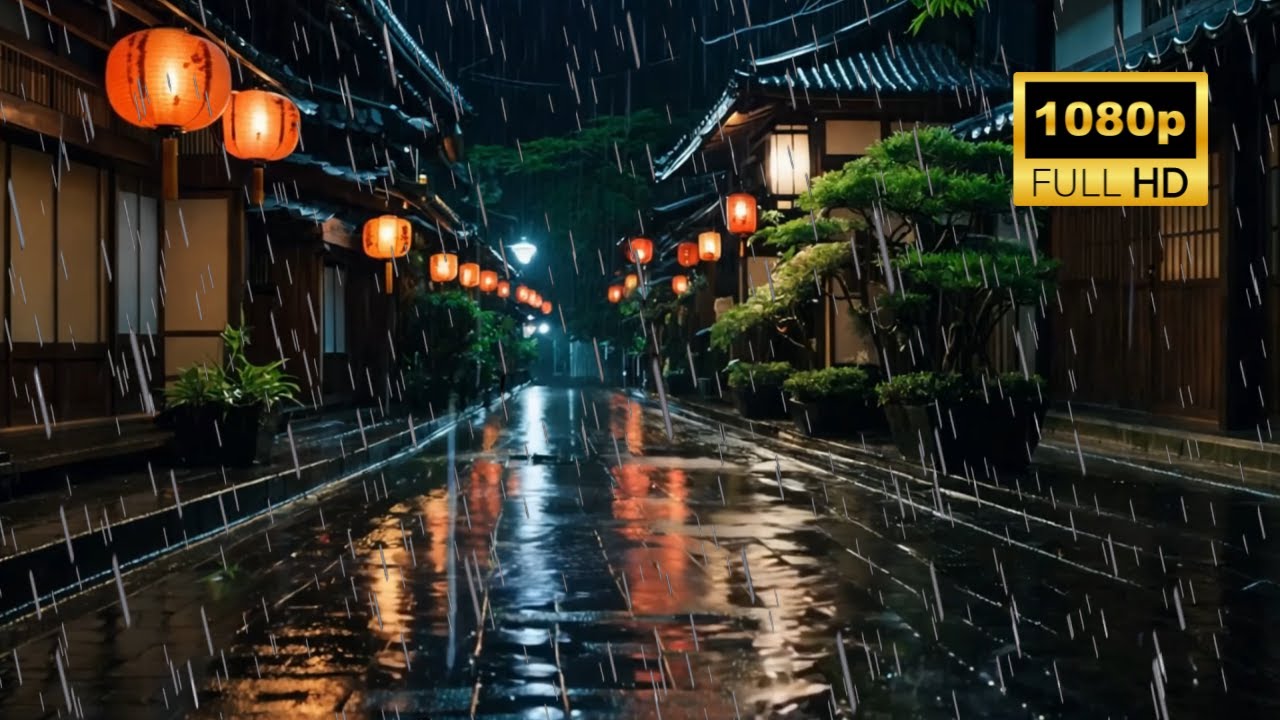 Deep Sleep During the Rainy Night | Rain Sounds For Sleeping - ASMR ...