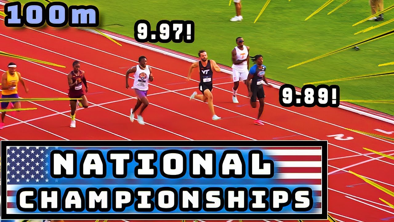 Top 3 Sprinters Face Off | 100M | National Championship Semifinals ...