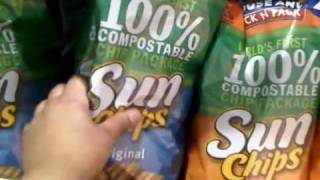 New "Compostable" Sun Chip bag makes lots of noise