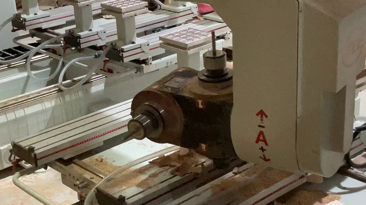 PADE CNC VELOX CHINA DRILLING CHAIR LEG - YouTube