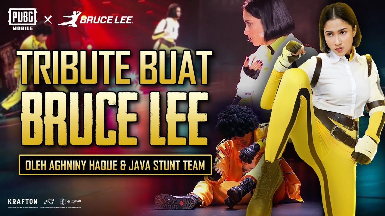 Tribute Buat Bruce Lee | Aghniny Haque & Java Stunt Team | PUBGM x ...