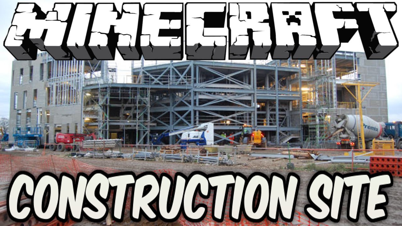 Minecraft Inspirations - Construction Site. - YouTube