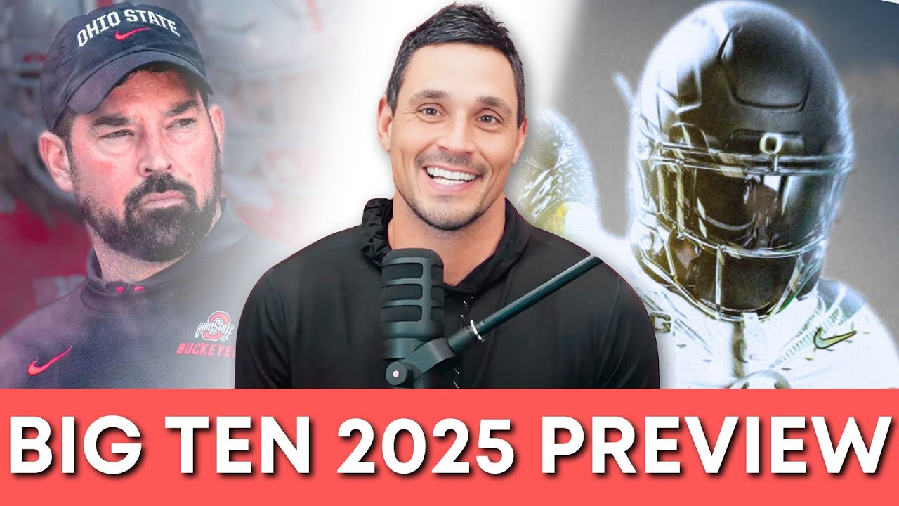Big Ten PREDICTIONS for 2025 | FSU vs. Alabama Smack Talk - YouTube