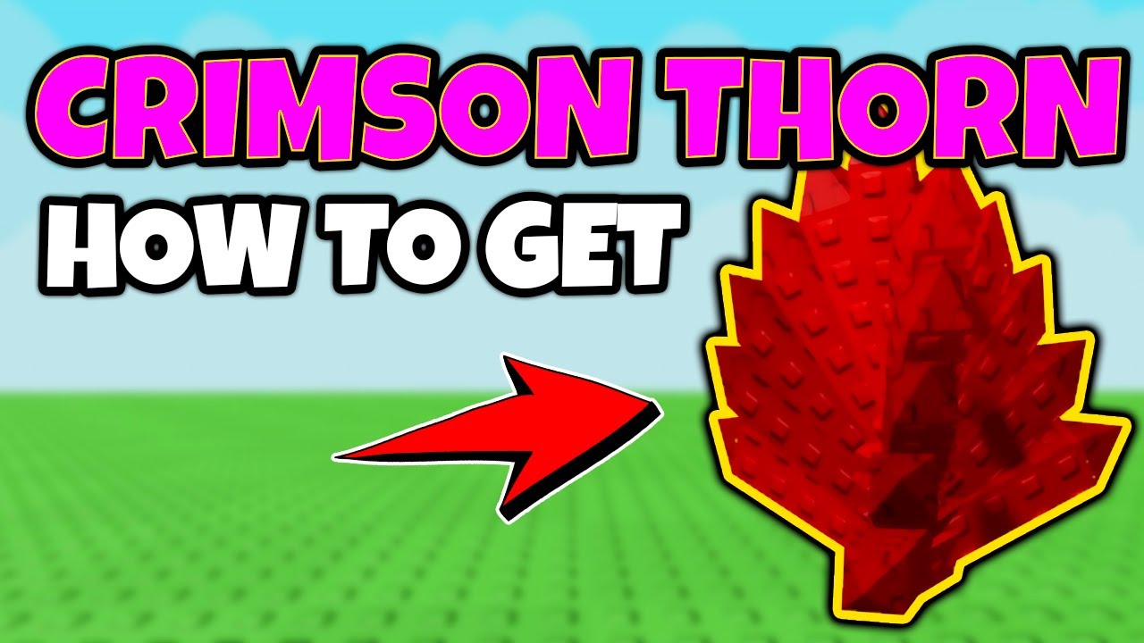 How to Get CRIMSON THORN - Seed Guide, Price, and Profit [GROW A GARDEN ...