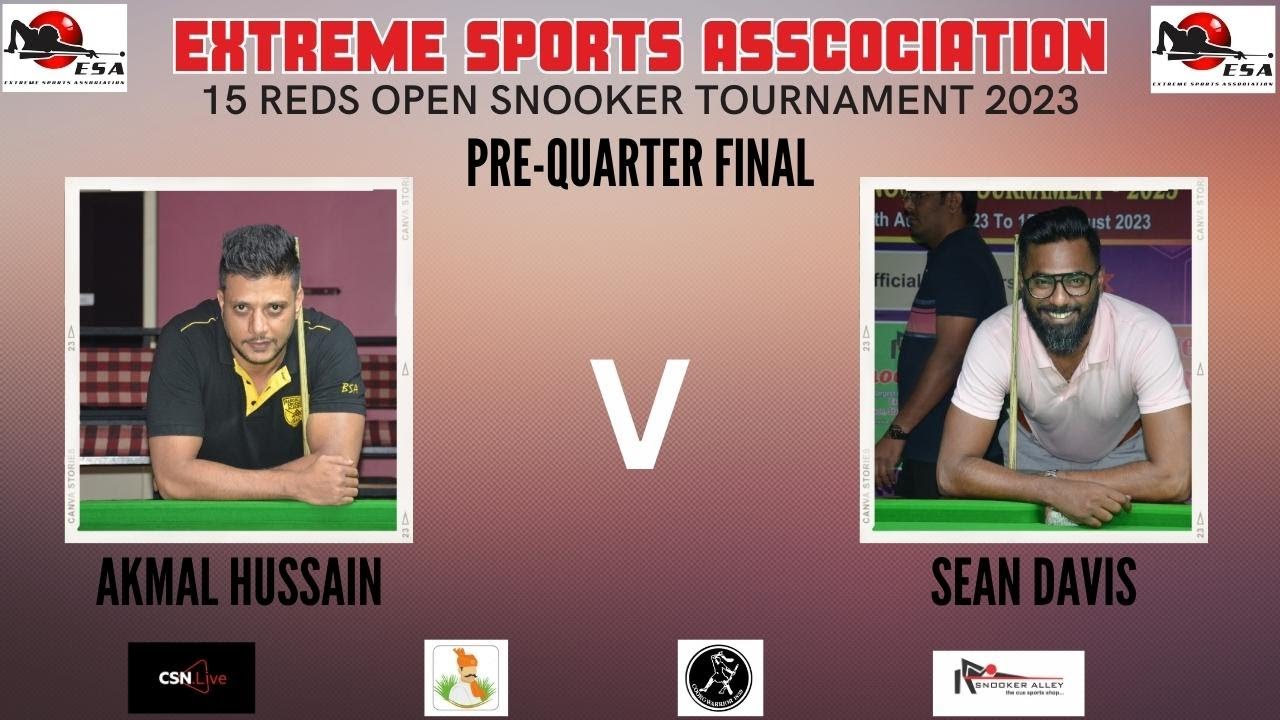 ESA - AKMAL HUSSAIN vs SEAN DAVIS - PRE QUARTER FINAL - YouTube