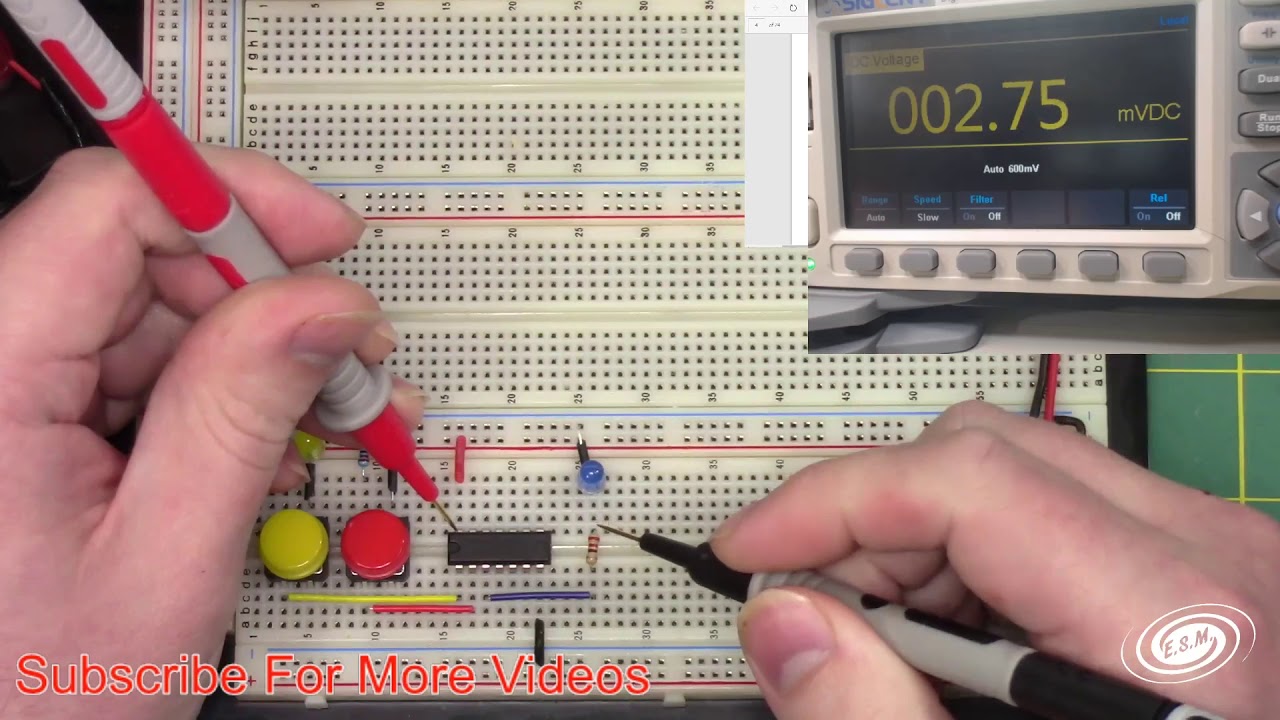 A Look At TTL Logic Chips 74LS32 Quad 2 Input OR Gates - YouTube
