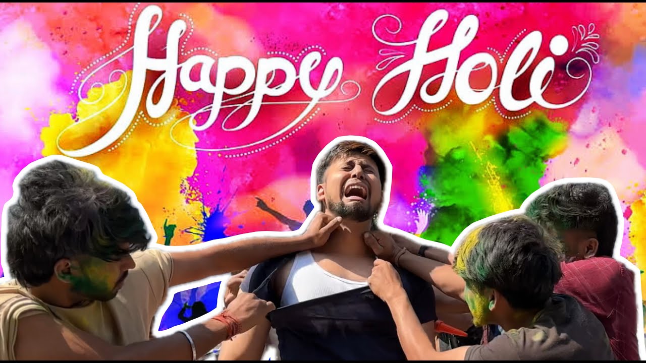 HOLI HAPPY HOLI || Holi Funny Video || Ashu Peelwan - YouTube