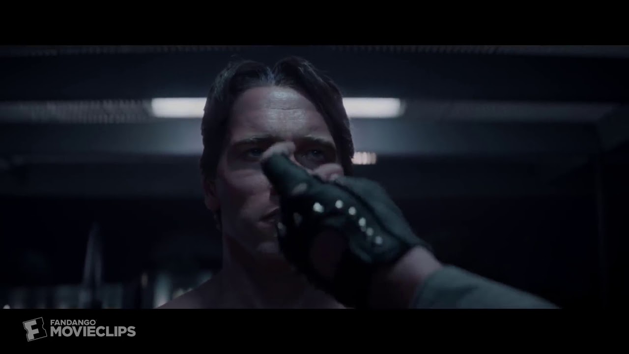 Terminator Genisys pops vs T-800 fight scene - YouTube