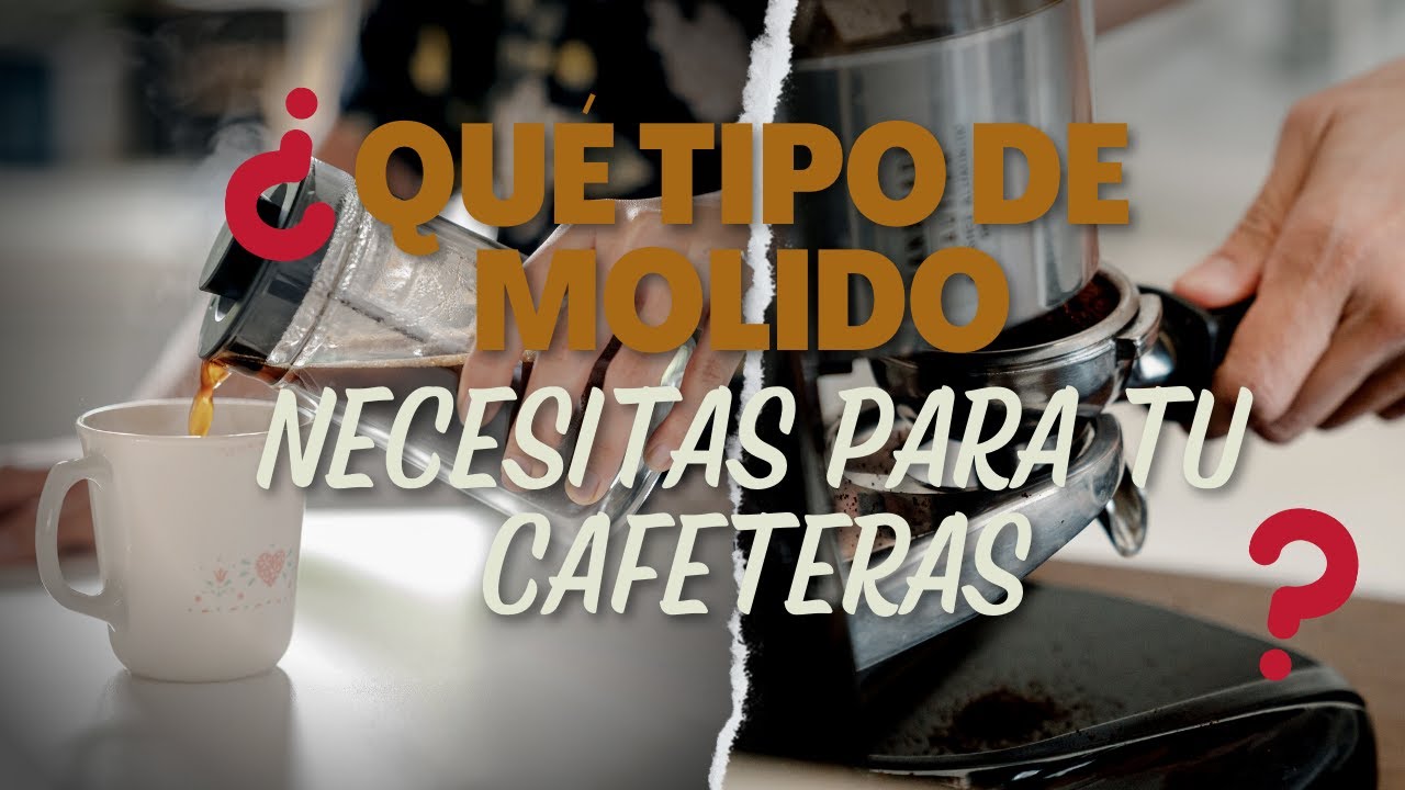 Tipos de molido de grano de café para cada cafetera - YouTube