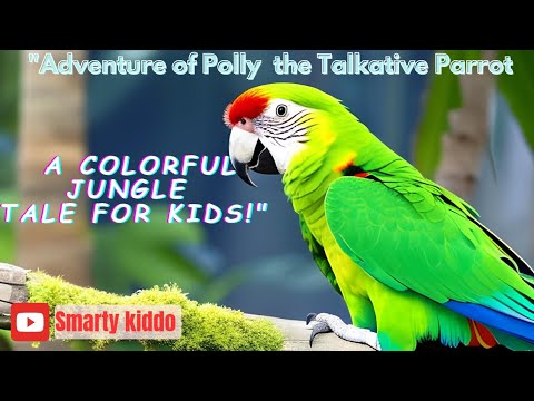 🦜 Polly the Talkative Parrot | A Colorful Jungle Tale for Kids | Moral ...
