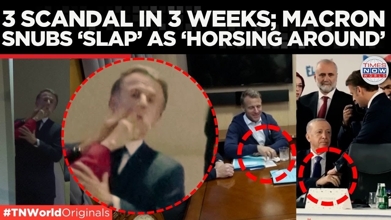 MACRON SLAPGATE: Macron’s Face-Slap Shock — “Just Horsing Around” - YouTube