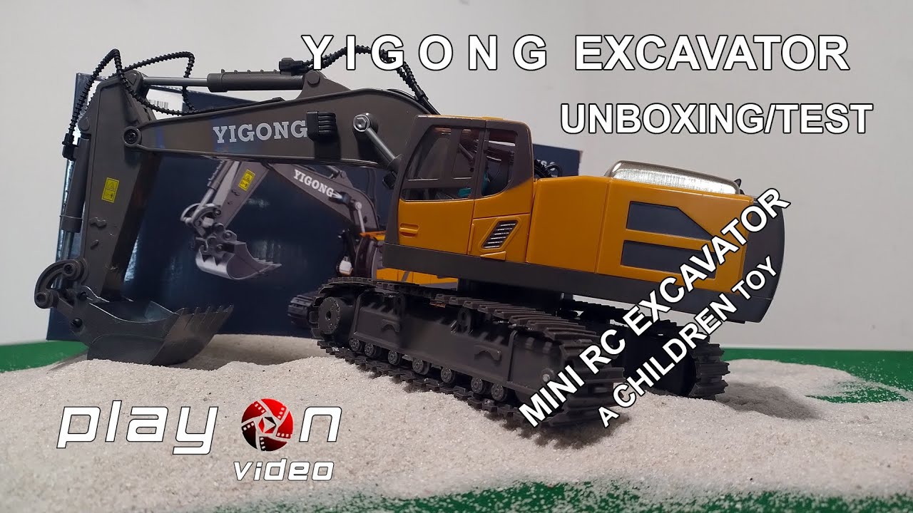 Yigong Rc Excavator - Unboxing/Test - YouTube