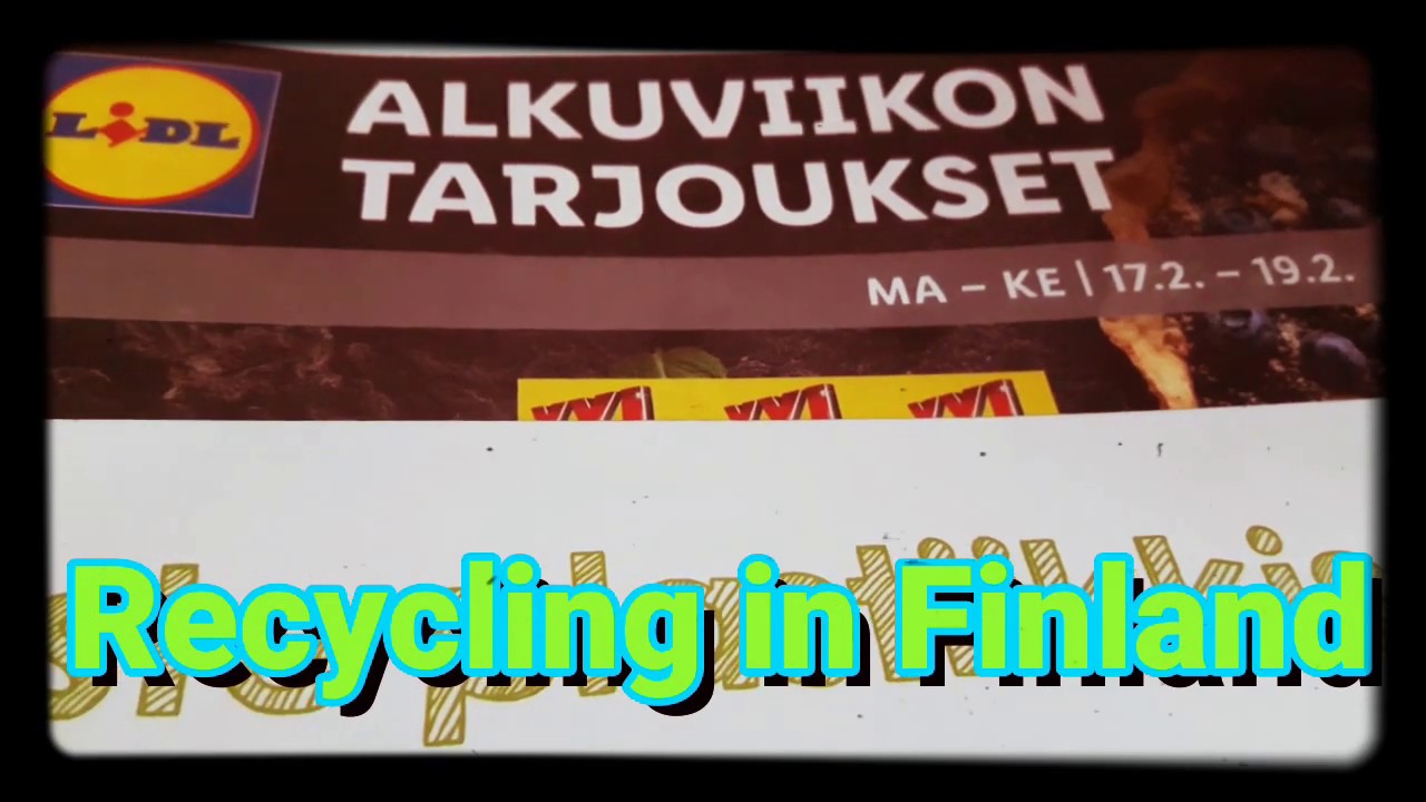 Recycling in Finland - YouTube