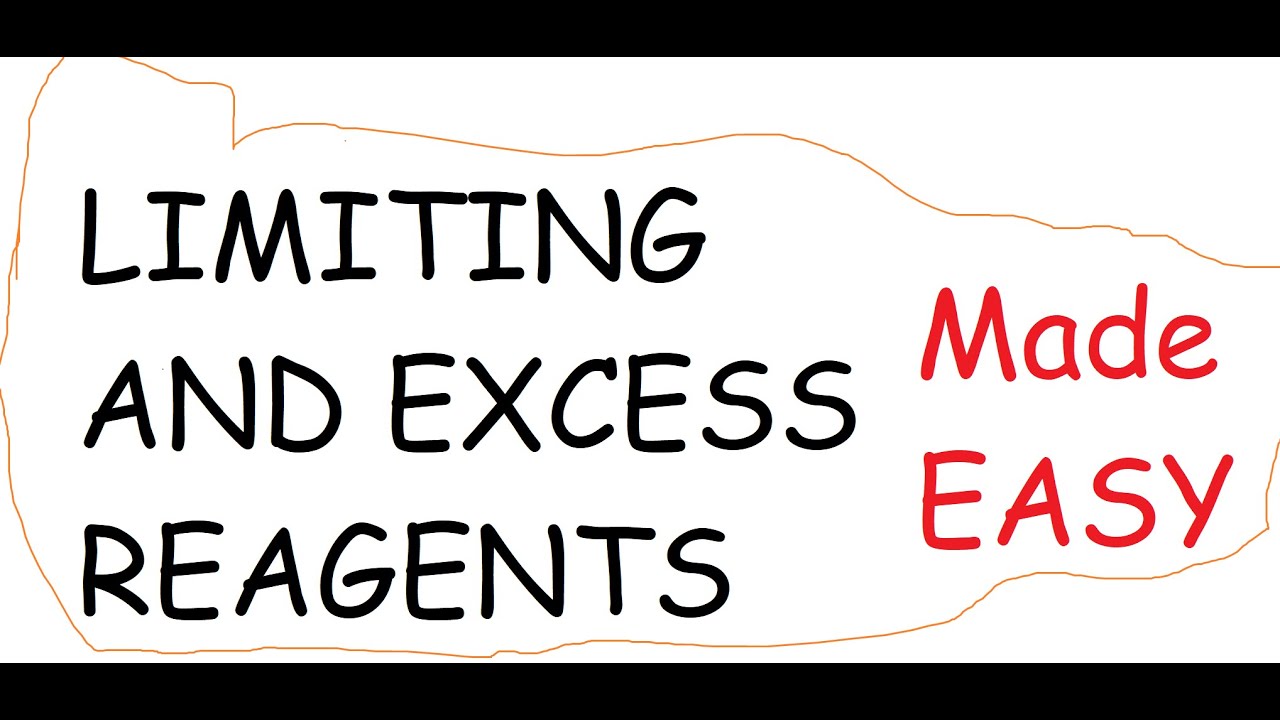 Limiting and Excess Reagent(MADE EASY) - YouTube