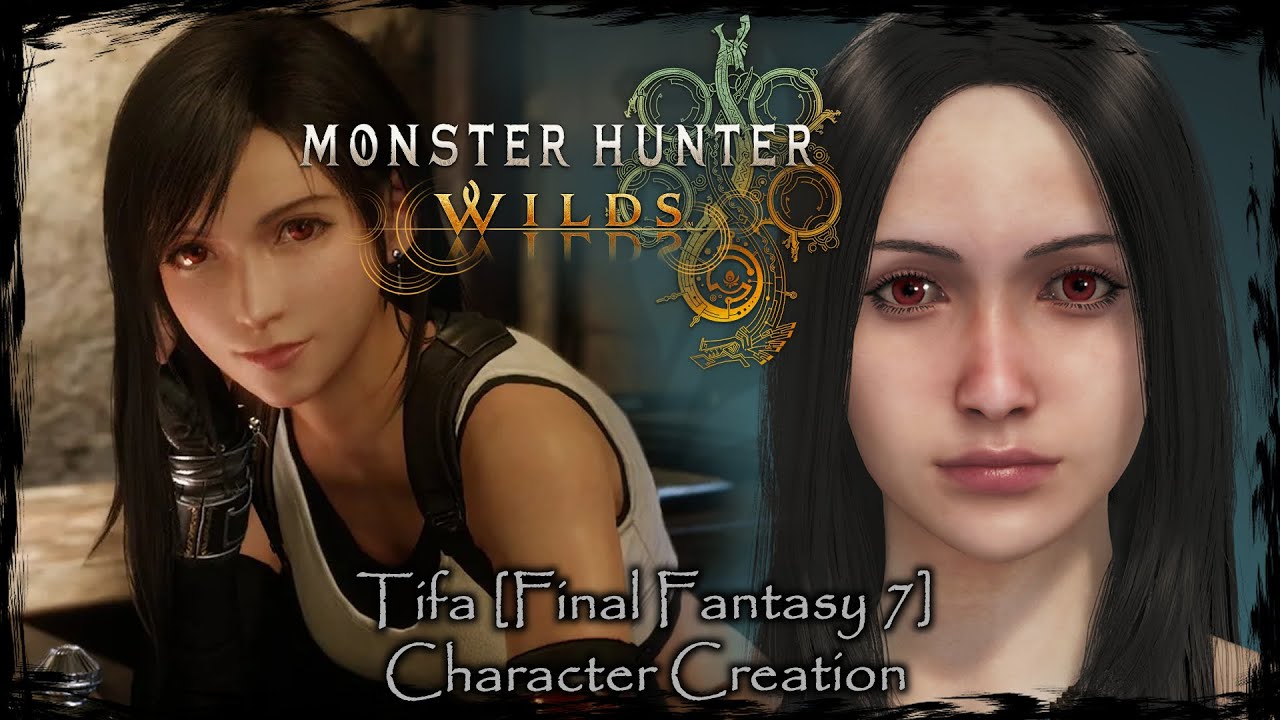 MONSTER HUNTER WILDS || Tifa [ Final Fantasy 7] - Female Character Creation - YouTube