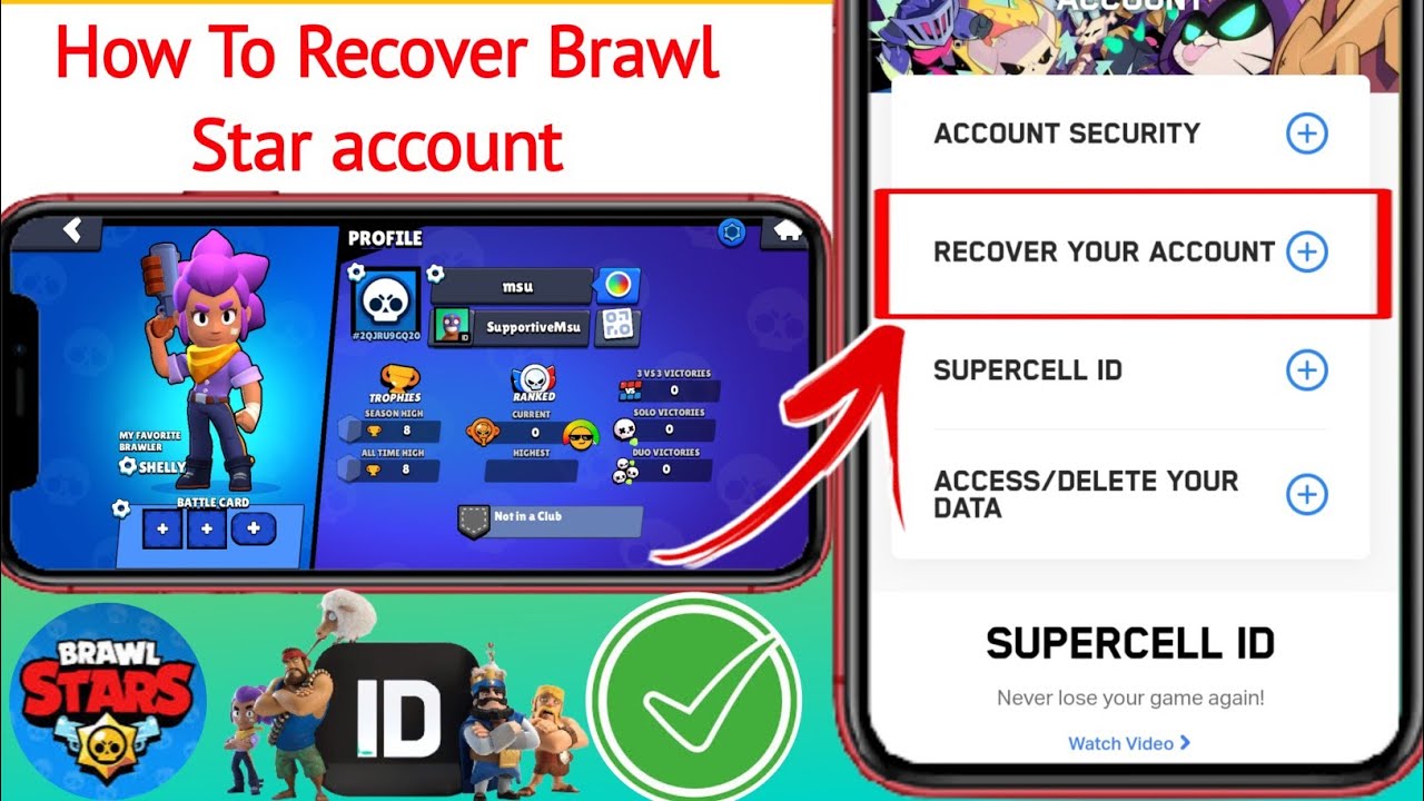 How to Recover Brawl Stars Account (2025) | recover supercell id - YouTube