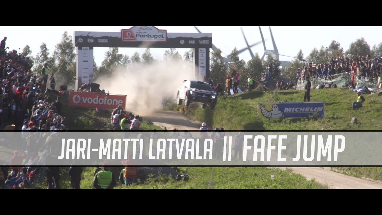 Jari-Matti Latvala Jump in WRC Rally de Portugal 2015 || Fafe Jump ...