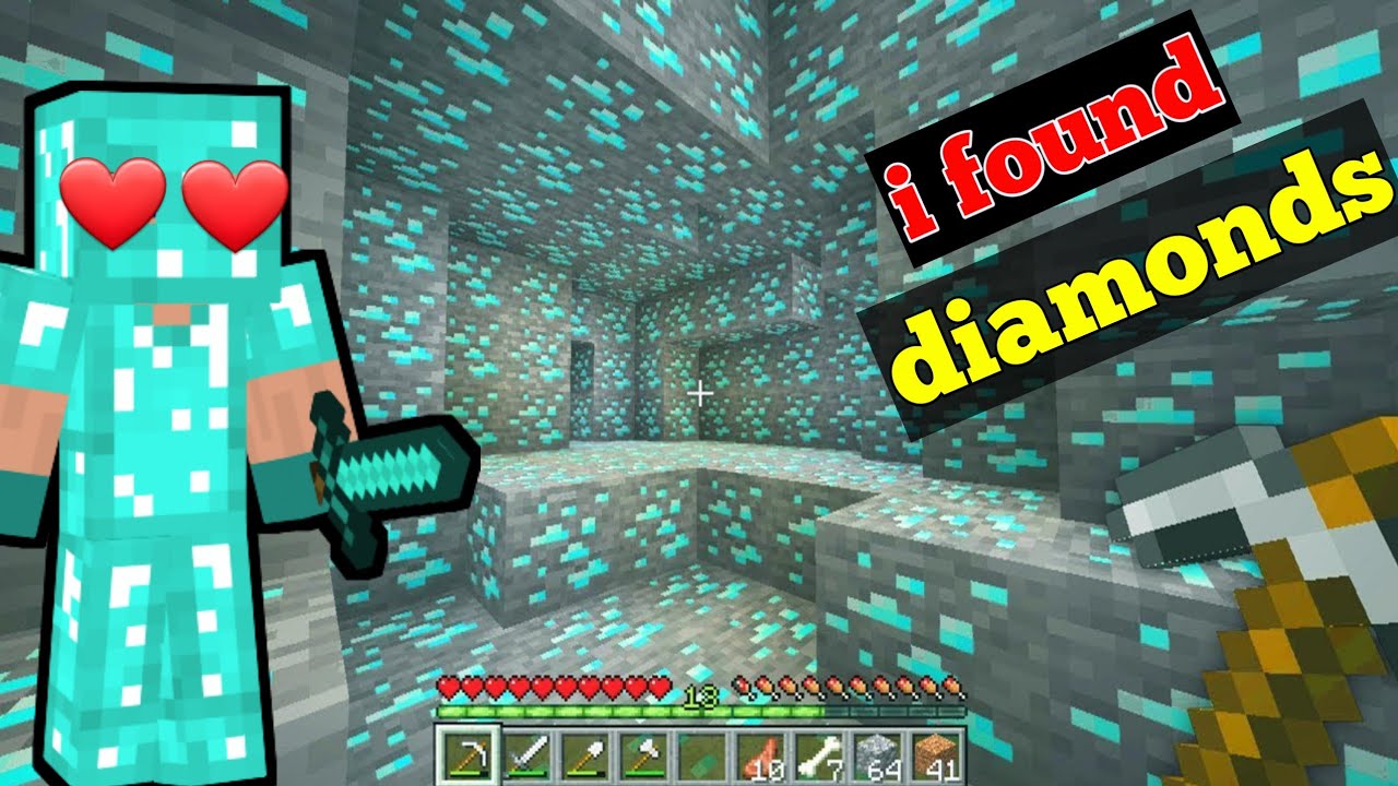 Minecraft: i found unlimited diamonds 😍/ technical YouTuber - YouTube