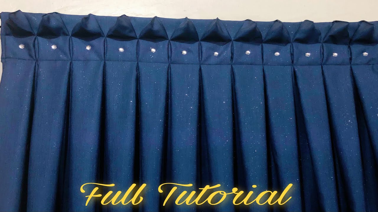 Quick & Easy Curtain | How to make a simple curtain | Full Tutorial for ...