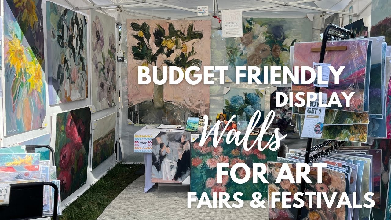 Budget-Friendly Display Walls for Craft Fairs and Art Shows - YouTube