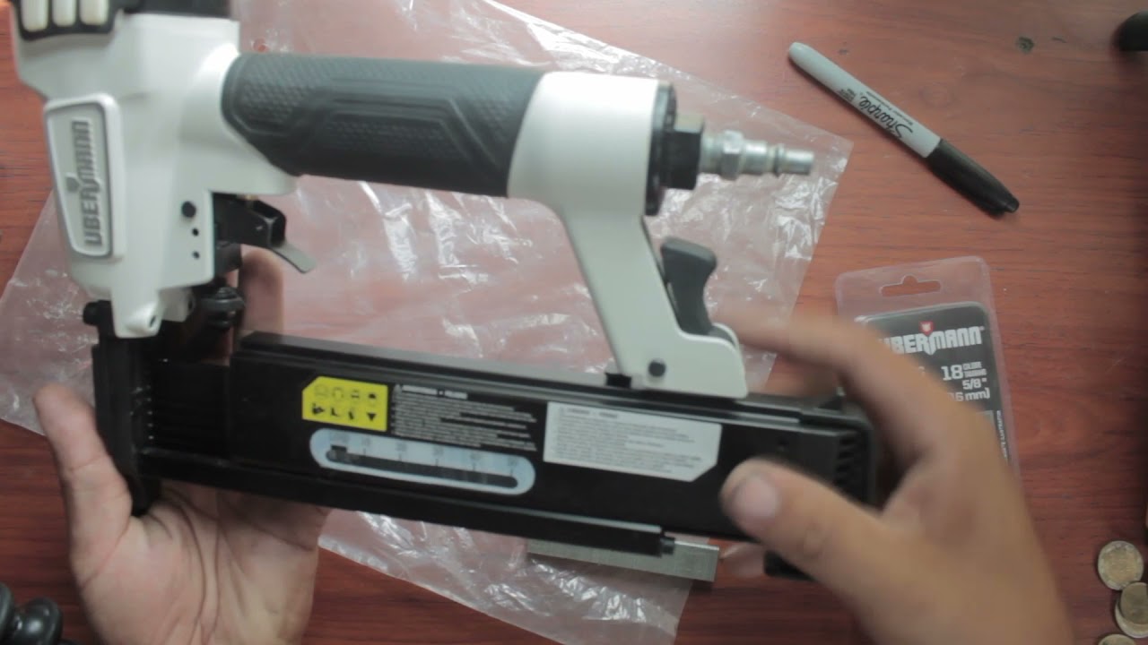 clavadora y engrapadora neumatica postura de grapas - YouTube