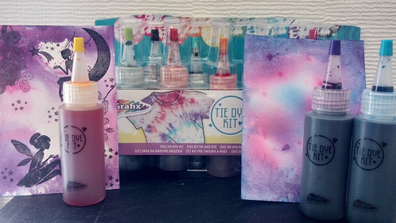 TEST: COLORANTS TIE DYE KIT ACTION - YouTube
