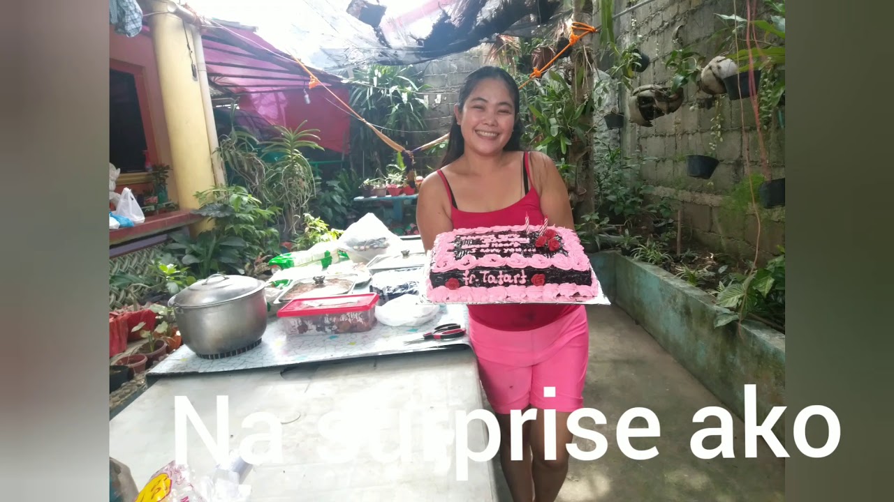 Surprise cake from langga - YouTube