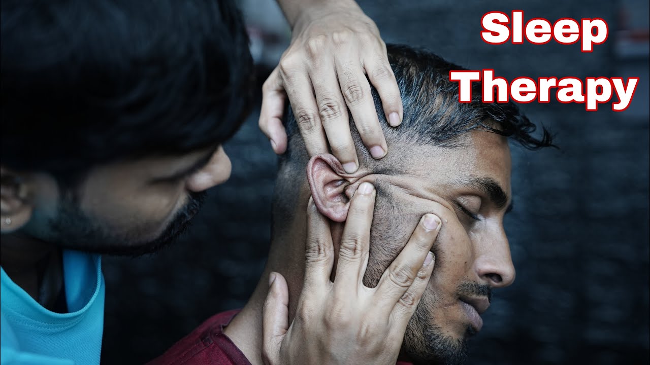 Relaxing ASMR Deep Sleep Therapy By Indian Barber | ASMR Scratching And ...