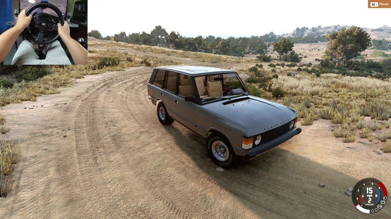 Old Range Rover Off-Road BeamNG.Drive - Thrustmaster T300RS GT - YouTube