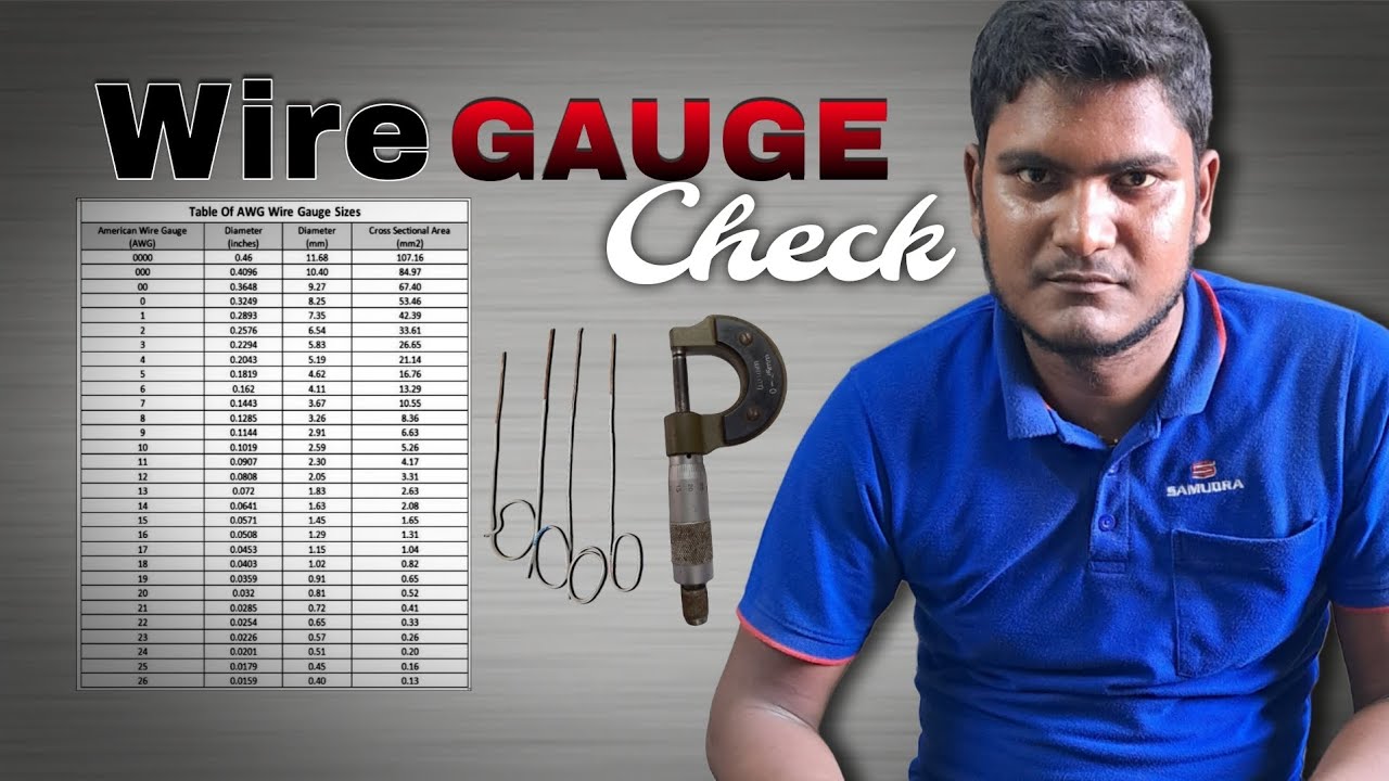 How to Check Wire Gauge | Wire Gauge Check Kaise Kare | Ravikant Motor ...