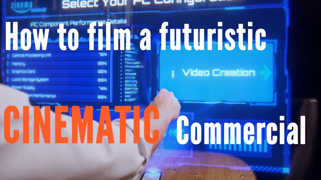 Creating a CINEMATIC futuristic commercial - Behind the Scenes - YouTube